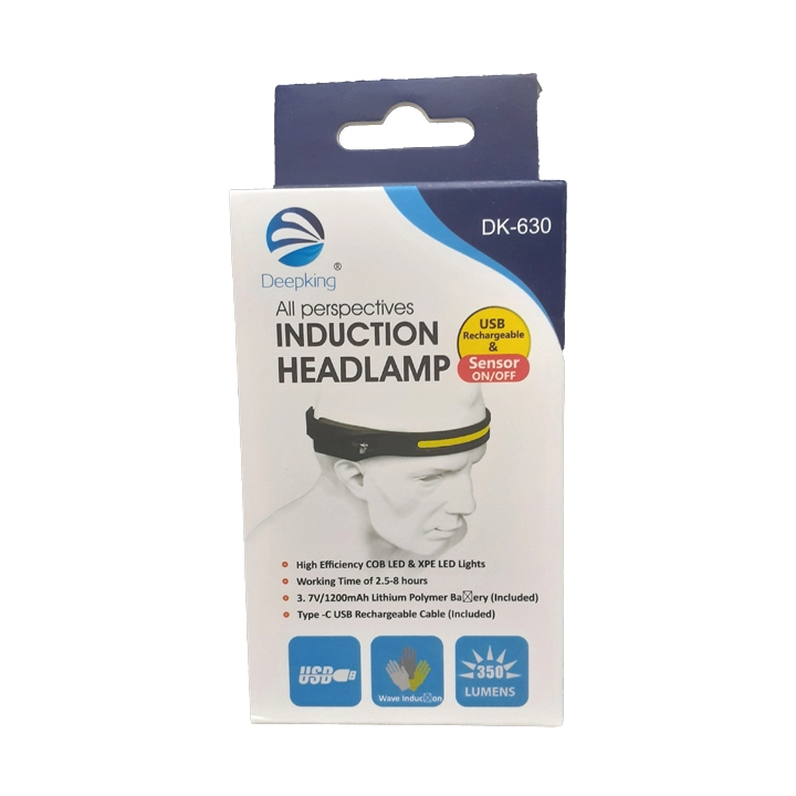 چراغ پیشانی ژله ای سنسور دار مارک DeepKing – فروشگاه آلتین الکترونیک